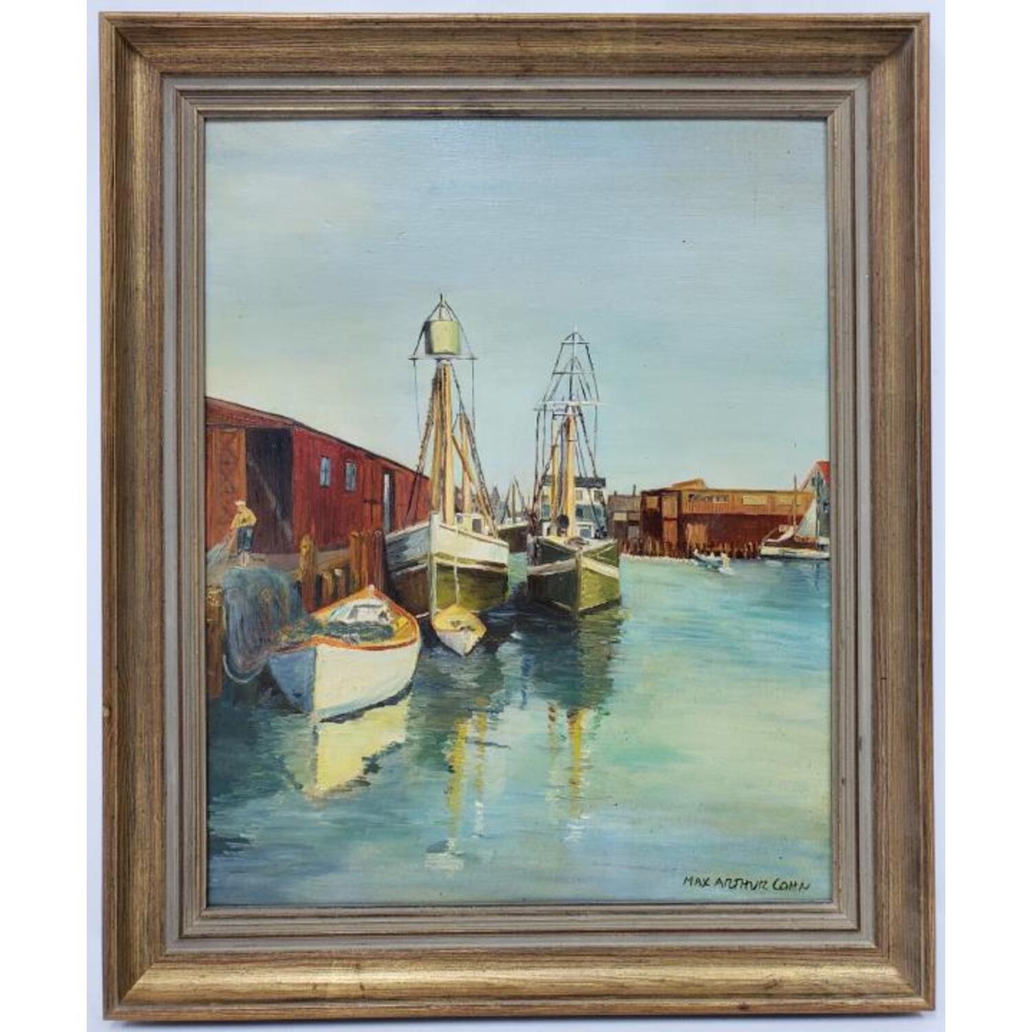 Max Arthur Cohn | Harbor Scene | MutualArt