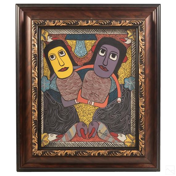 Prospere Pierre-Louis | Depicts mystical Vodou Loas, spirit portrait ...