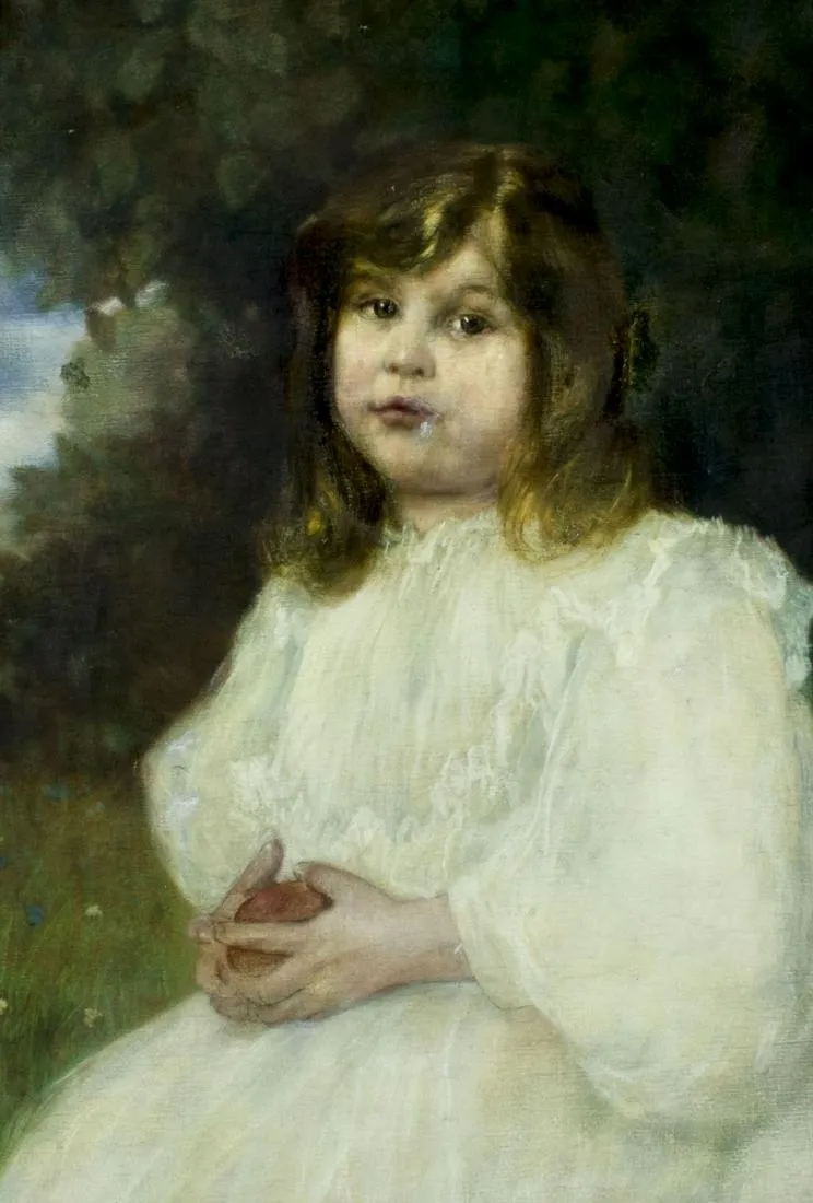 Carl Albrecht | Portrait of Girl | MutualArt