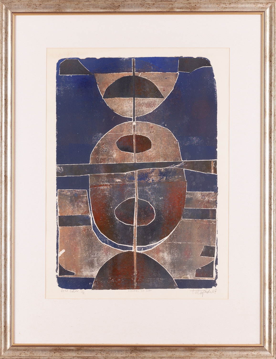 Tadeusz Lapinski | Formas de Lua (1967) | MutualArt