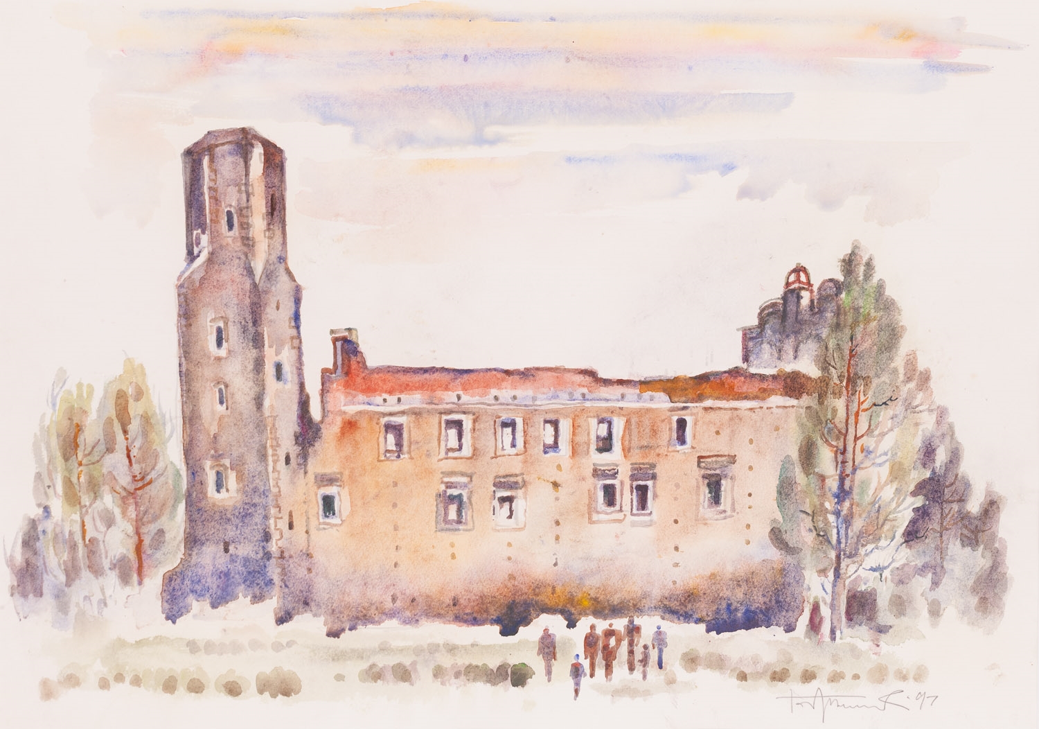 Tadeusz Lapinski | Castle (1997) | MutualArt