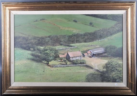 Clive Madgwick | Farm View In Hawnby Yorks | MutualArt