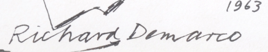 Richard Demarco | France depicting a harbour scene (1963) | MutualArt