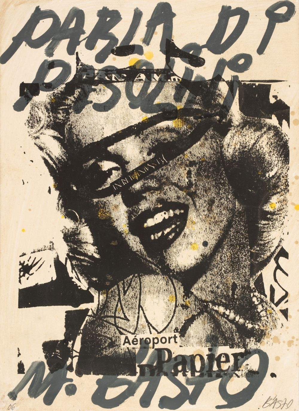 Bast | Double-sided screenprint in colours (2006) | MutualArt