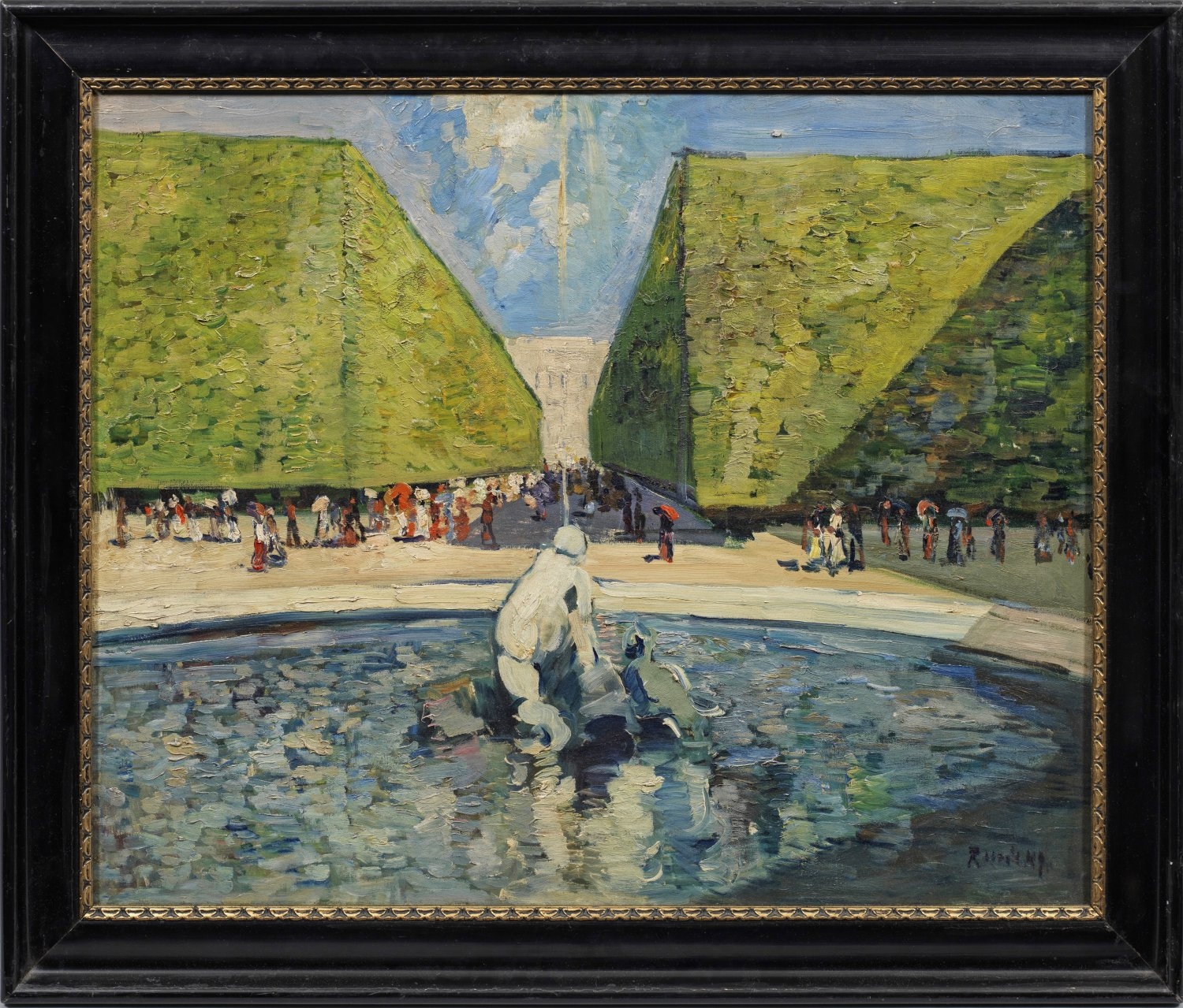 Hans Ruzicka-Lautenschläger | Im Park vom Schloss Schloss Schönbrunn ...