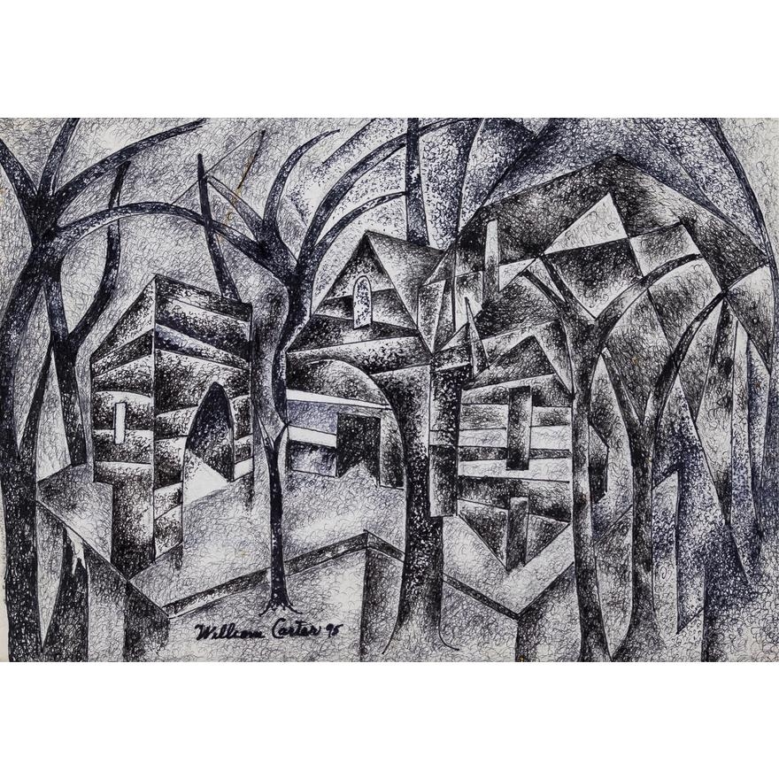 William Sylvester Carter | Cubist City (1995) | MutualArt