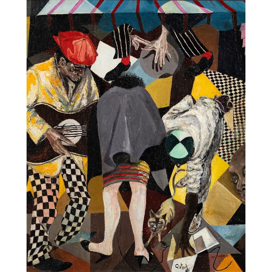 Mitchell Caton | Guitar Player (1968) | MutualArt