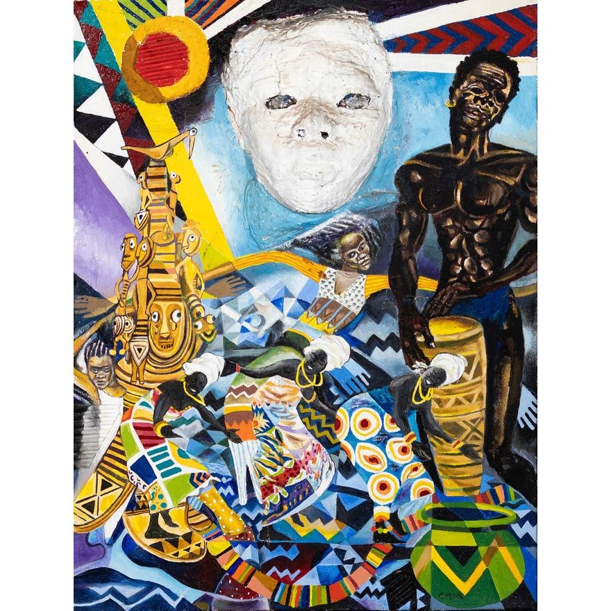 Mitchell Caton | African Theme (1970) | MutualArt