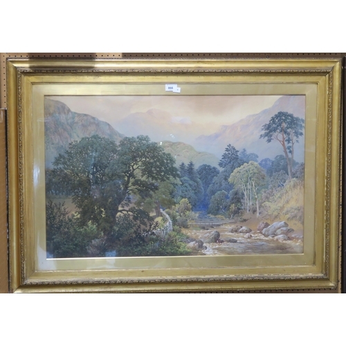 Robert Frier | River valley landscape (1871) | MutualArt