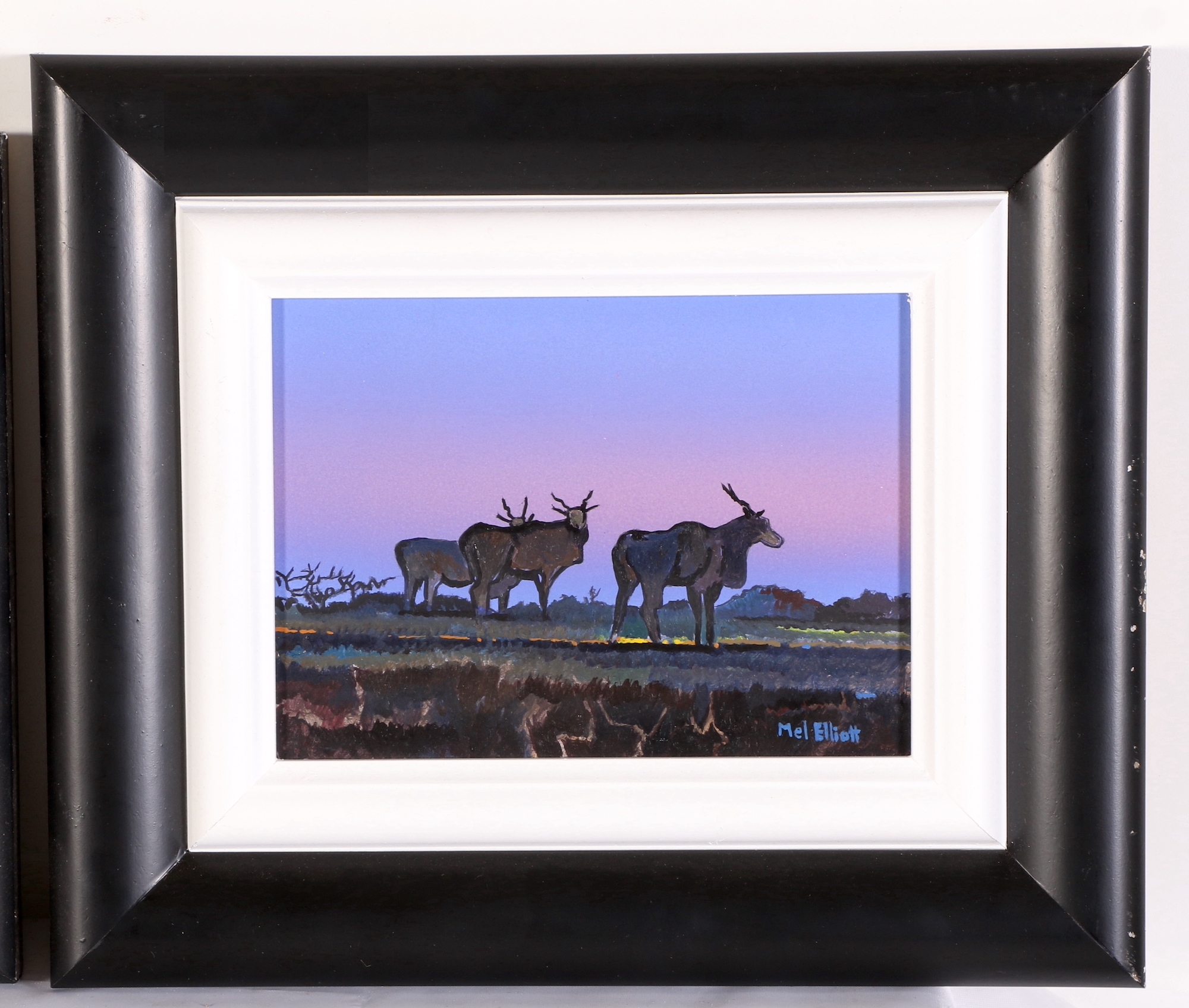 Mel Elliott | ANIMAL PROFILES AT DUSK | MutualArt