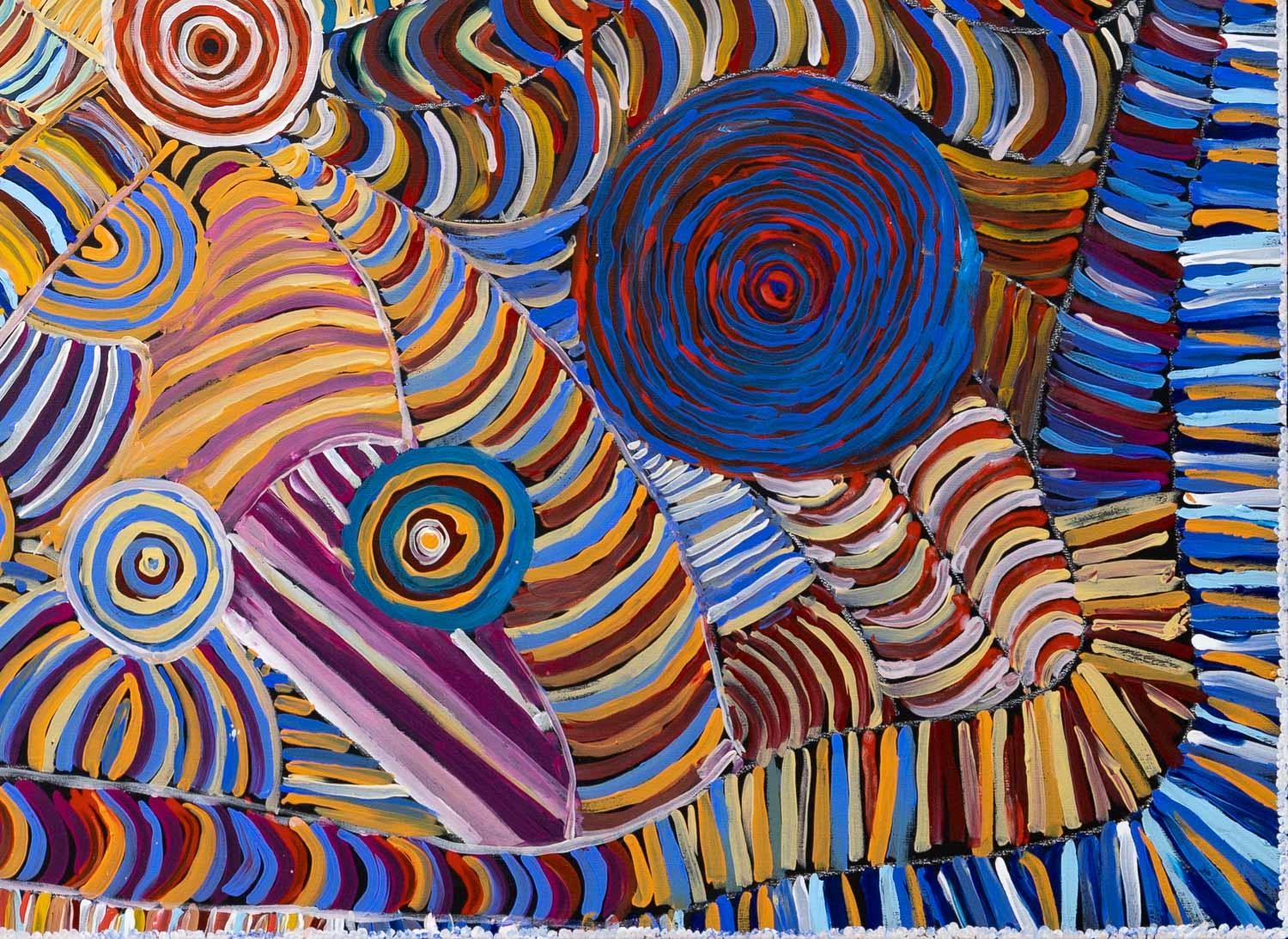 Angela Robertson Nangala | Mina Mina (2021) | MutualArt