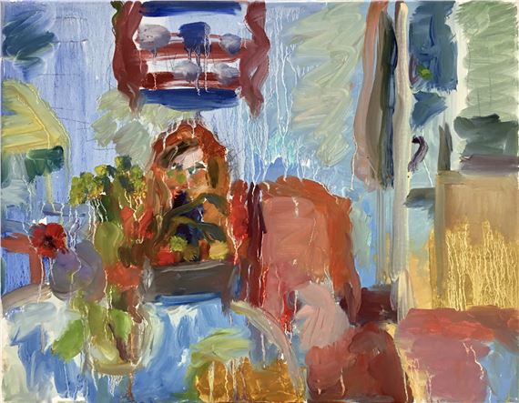 Annelise Firth | interior with still life | MutualArt