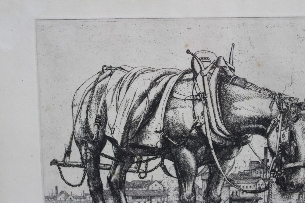 Robert Sargent Austin | The Trace Horse signed (1922) | MutualArt