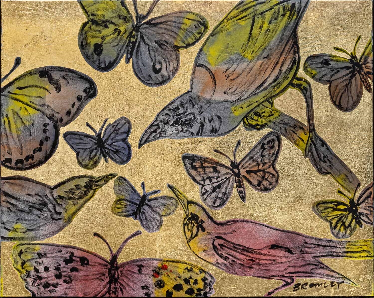 David Bromley | Birds and Butterflies | MutualArt