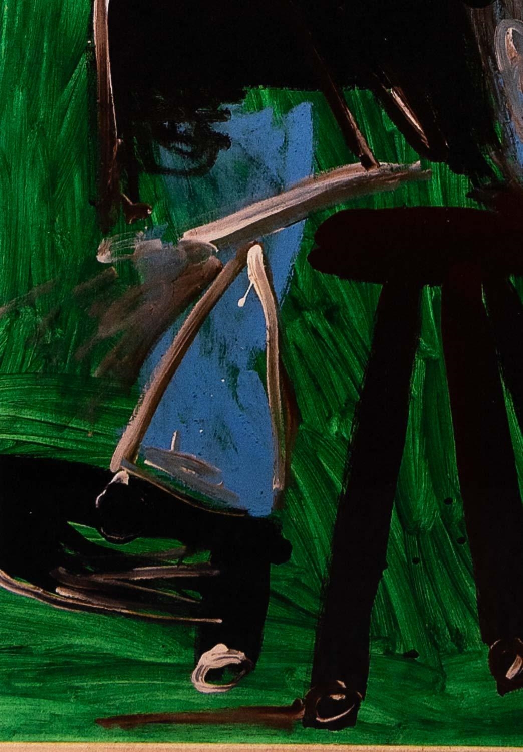 Pablo Picasso | Seated Man with Pipe | MutualArt