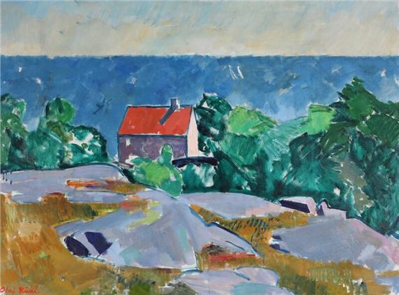Olaf Rude | View towards the sea | MutualArt