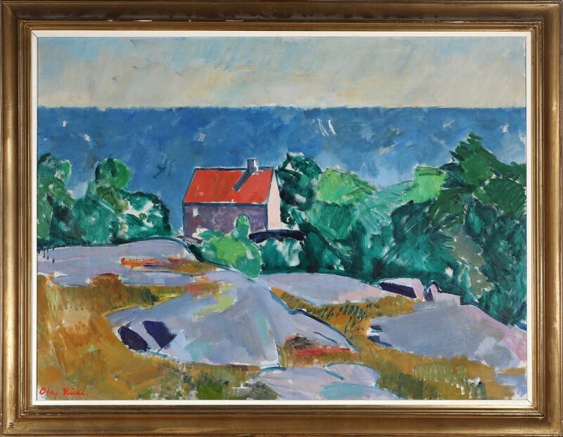 Olaf Rude | View towards the sea | MutualArt