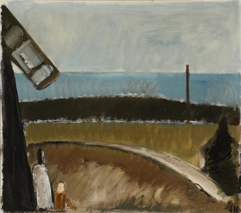 Johannes Hofmeister | Composition with figures in landscape | MutualArt