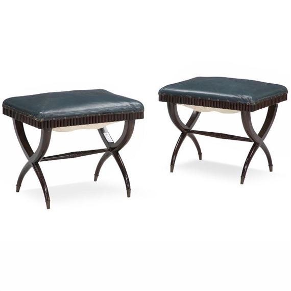 Tomaso Buzzi | A pair of stools | MutualArt