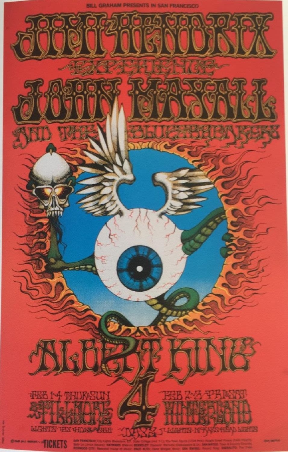 Rick Griffin | Flying Eyeball (1968) | MutualArt