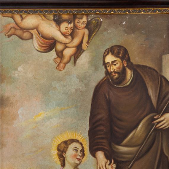 Spanish School, 19th Century | Spanish Colonial Religious Figures ...