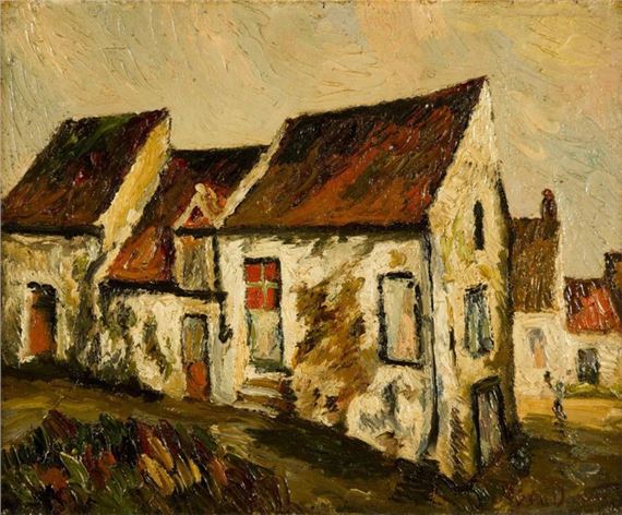 Pierre Dumont | Les Maisons aux toits rouges | MutualArt