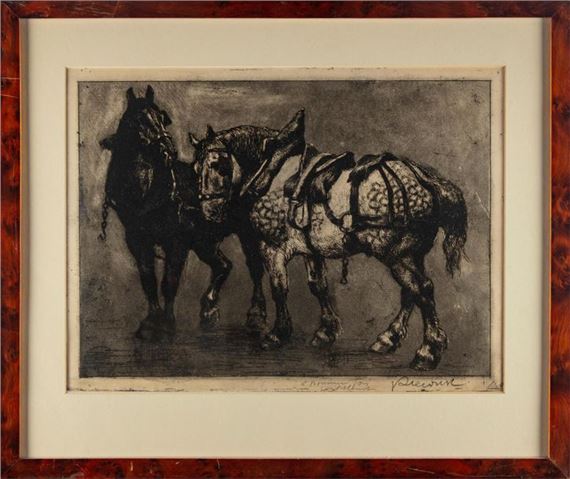 Raymond Louis Lecourt | Chevaux | MutualArt