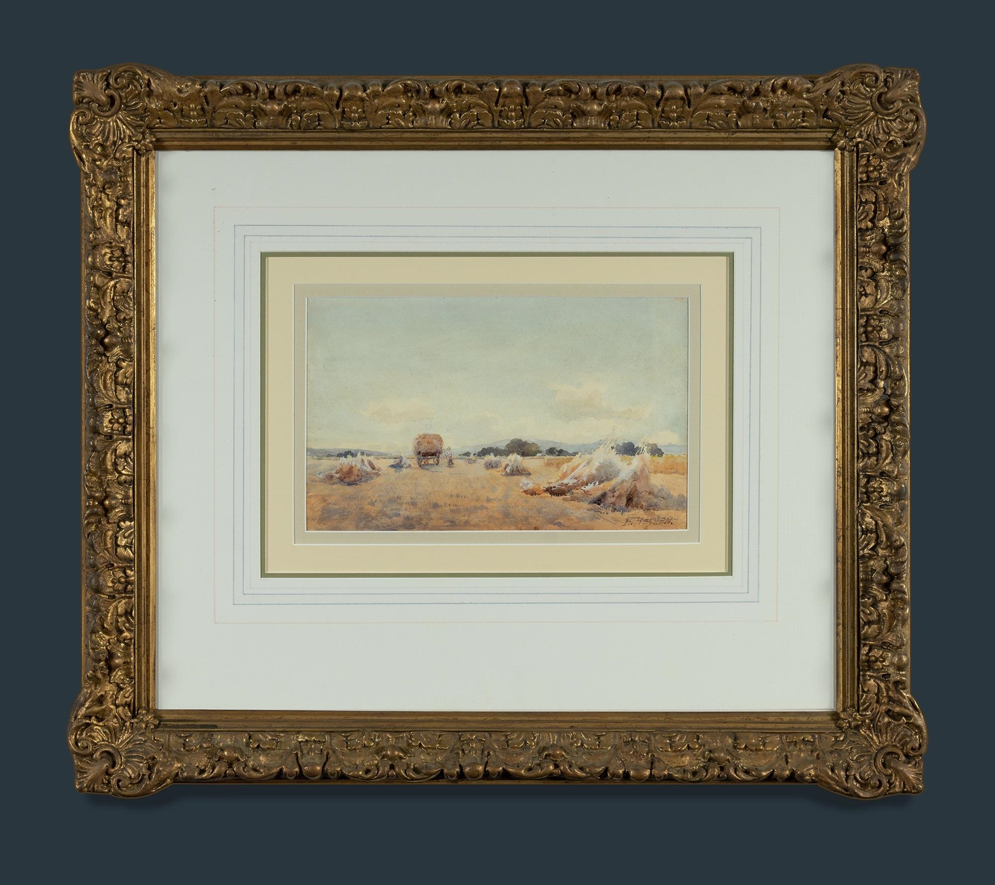Hans Heysen | Hay Season (Circa 1900) | MutualArt