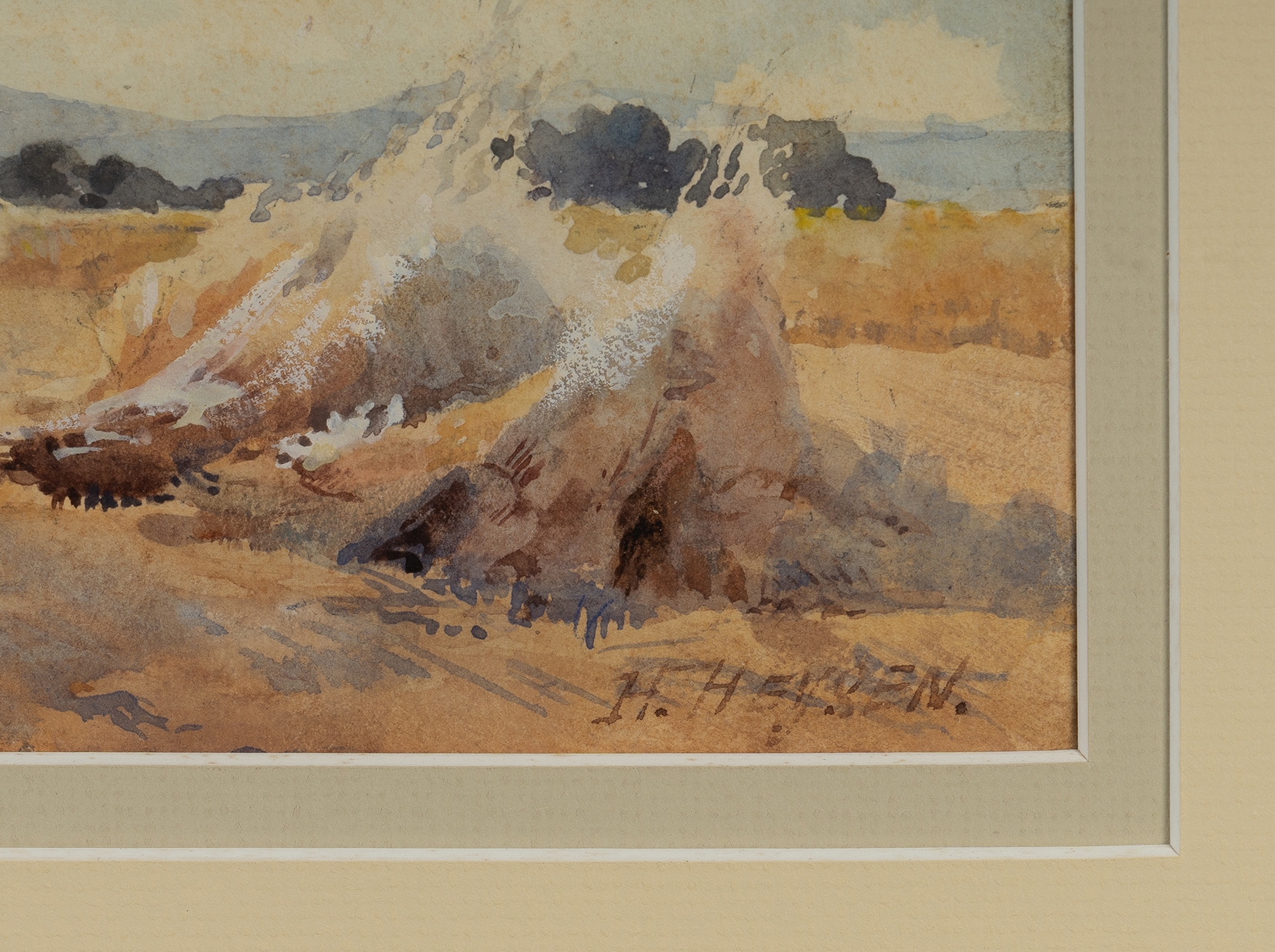 Hans Heysen | Hay Season (Circa 1900) | MutualArt