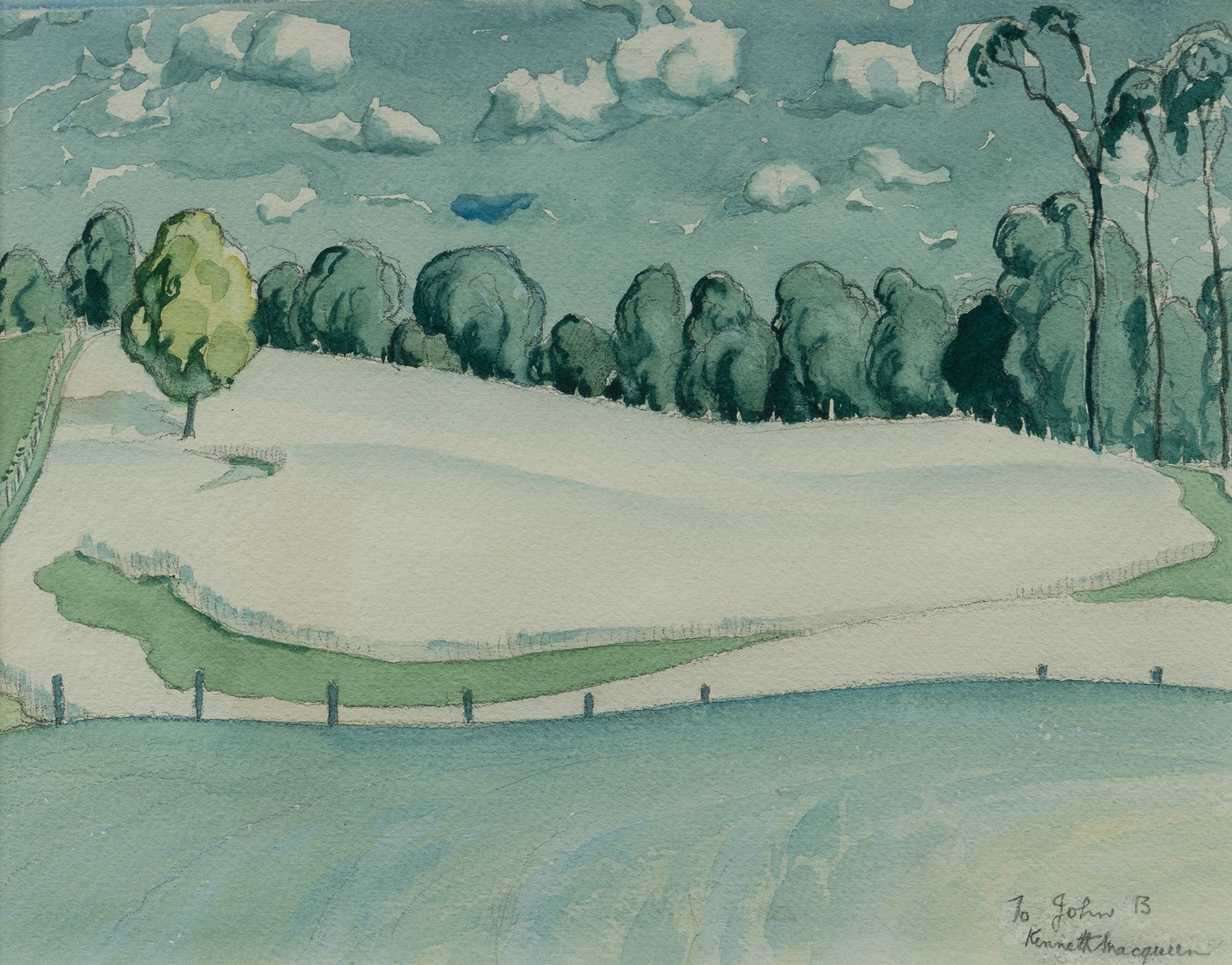 Kenneth MacQueen | The Little Wheat Paddock | MutualArt