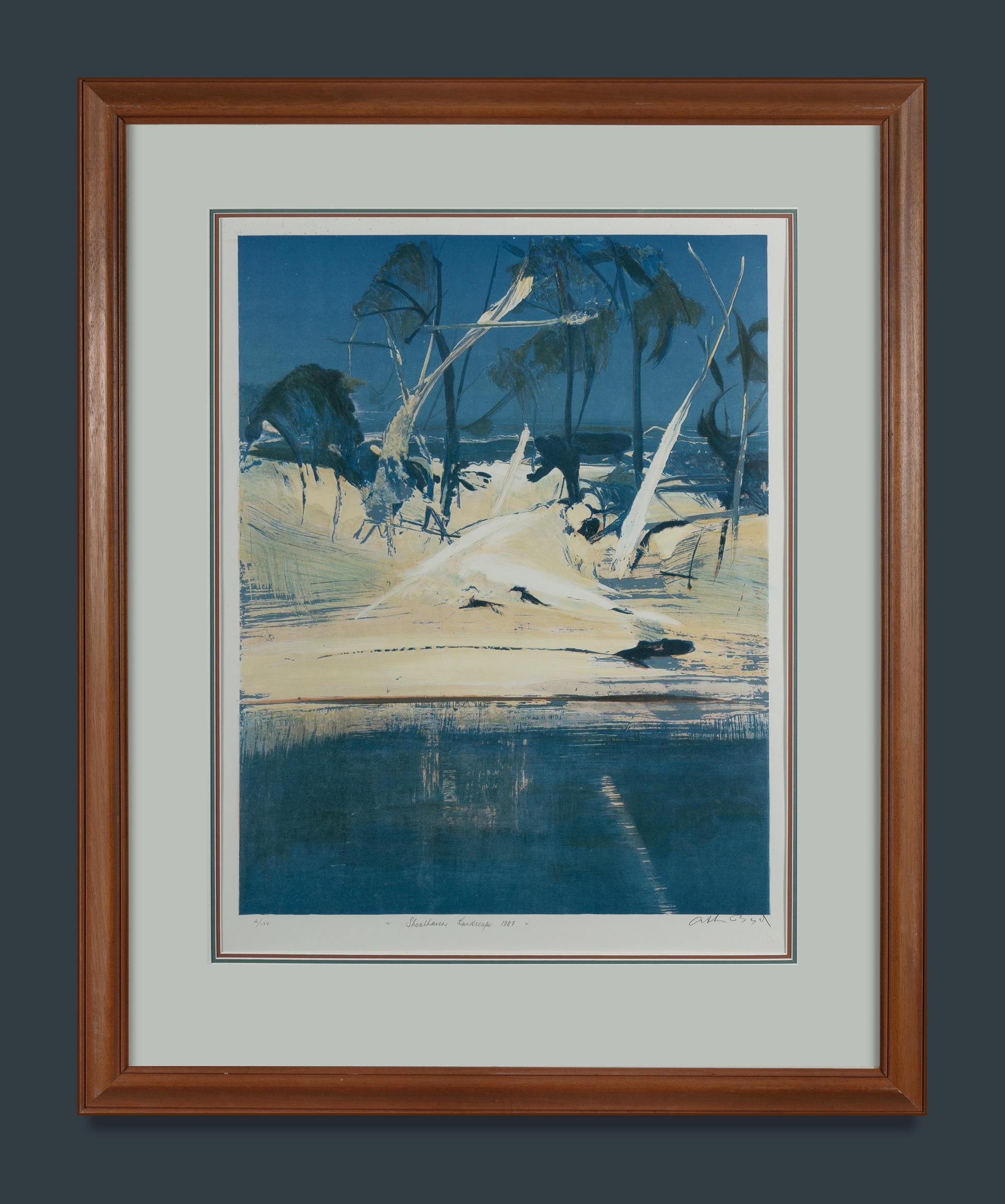 Arthur Boyd | Shoalhaven Landscape (1987) | MutualArt