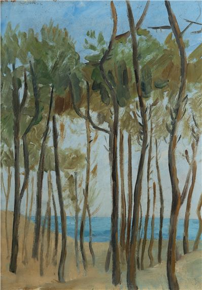 French School | Water Glimpsed Through Trees | MutualArt