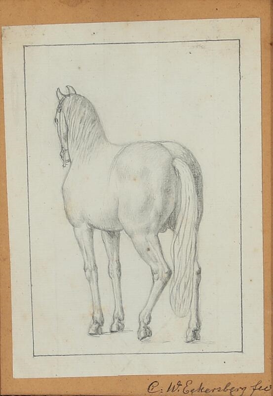 Christoffer Wilhelm Eckersberg | Study of a horse | MutualArt