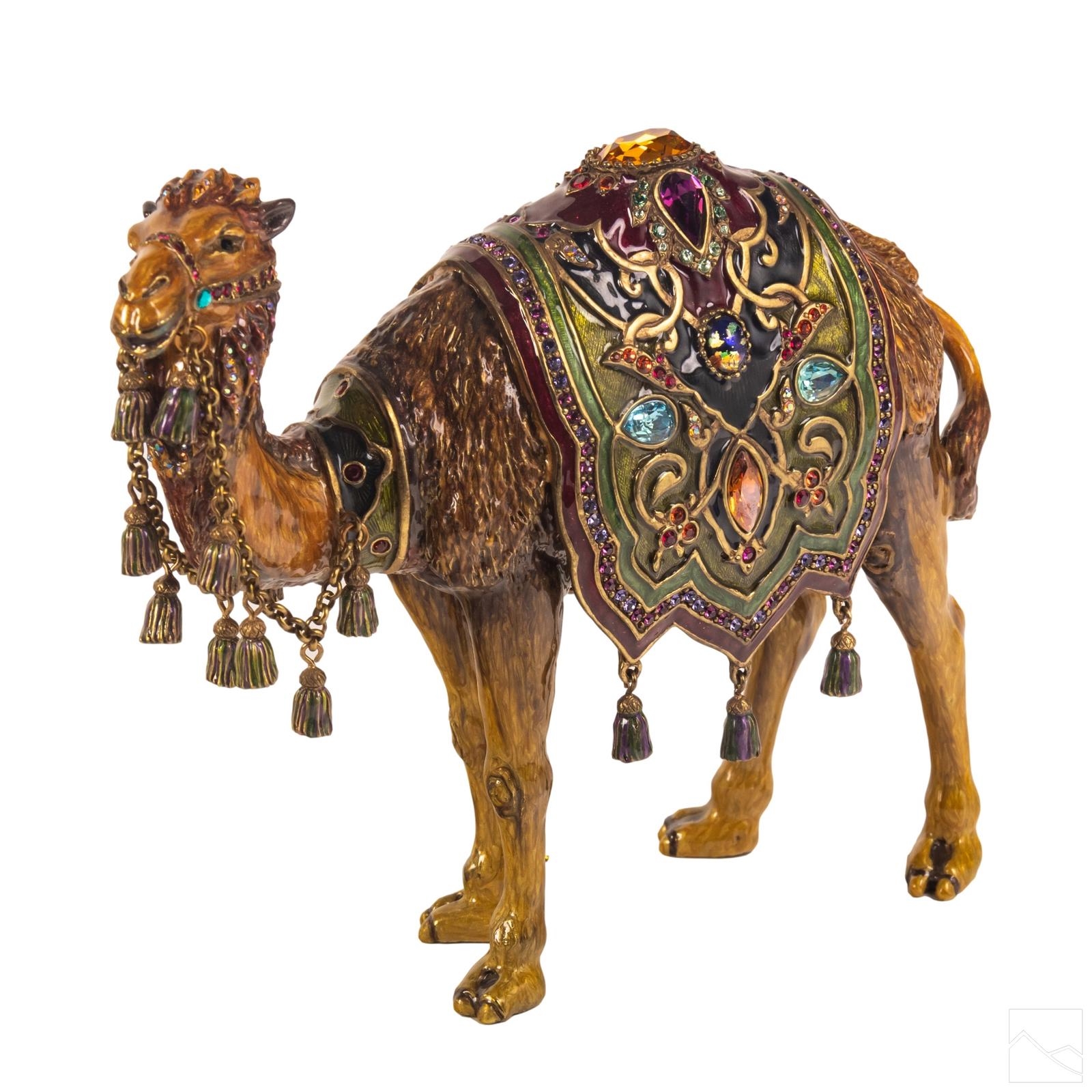 Jay Strongwater | Camel wildlife sculpture from the Facet Collection ...