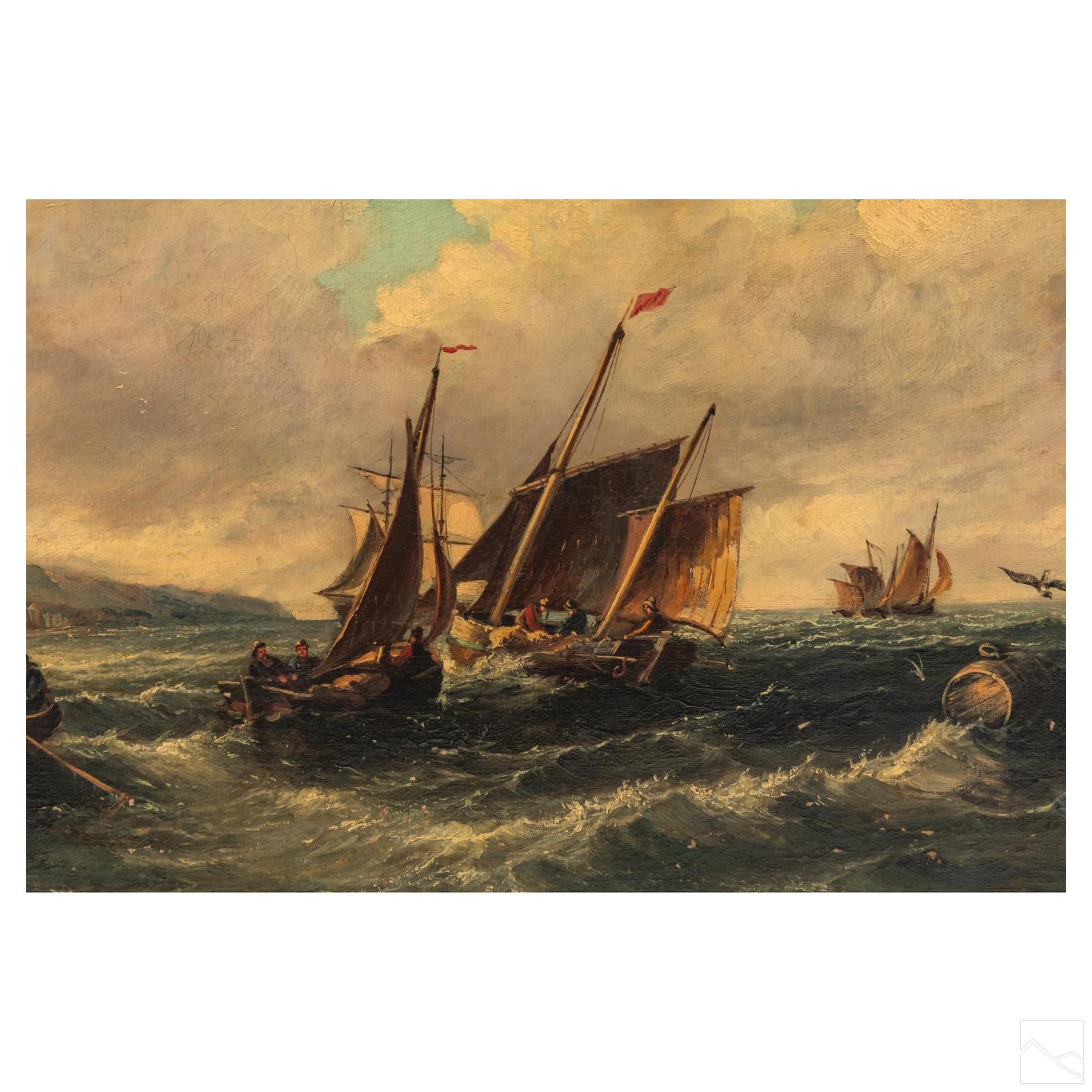 Samuel W. Calvert | VICTORIAN SEASCAPE (1877) | MutualArt