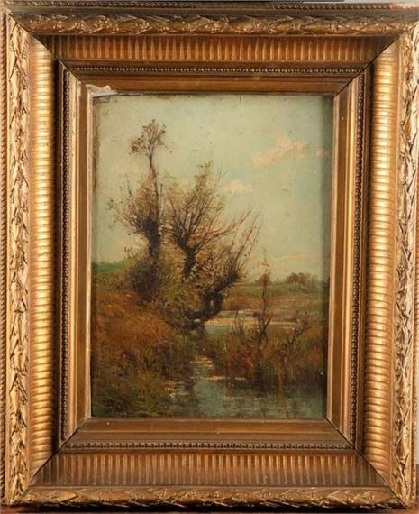 French School | The marsh (19th Century) | MutualArt