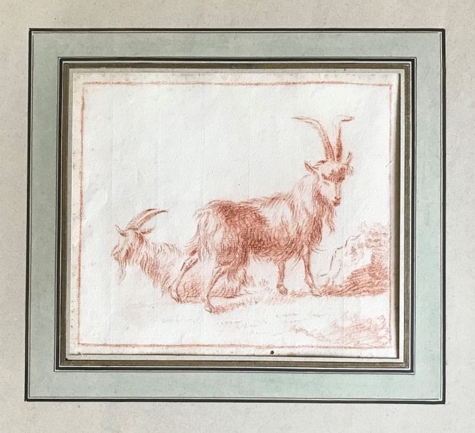 French School, 19th Century | Study of goats (19th Century) | MutualArt