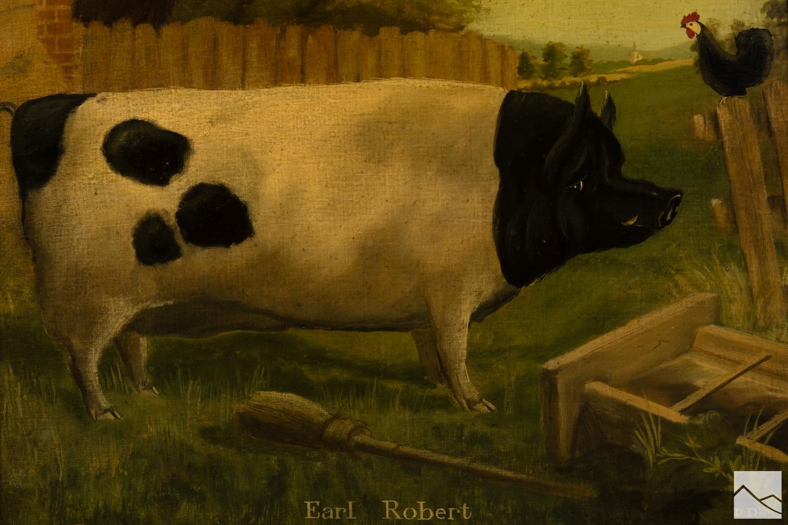 Gilt Pig Art