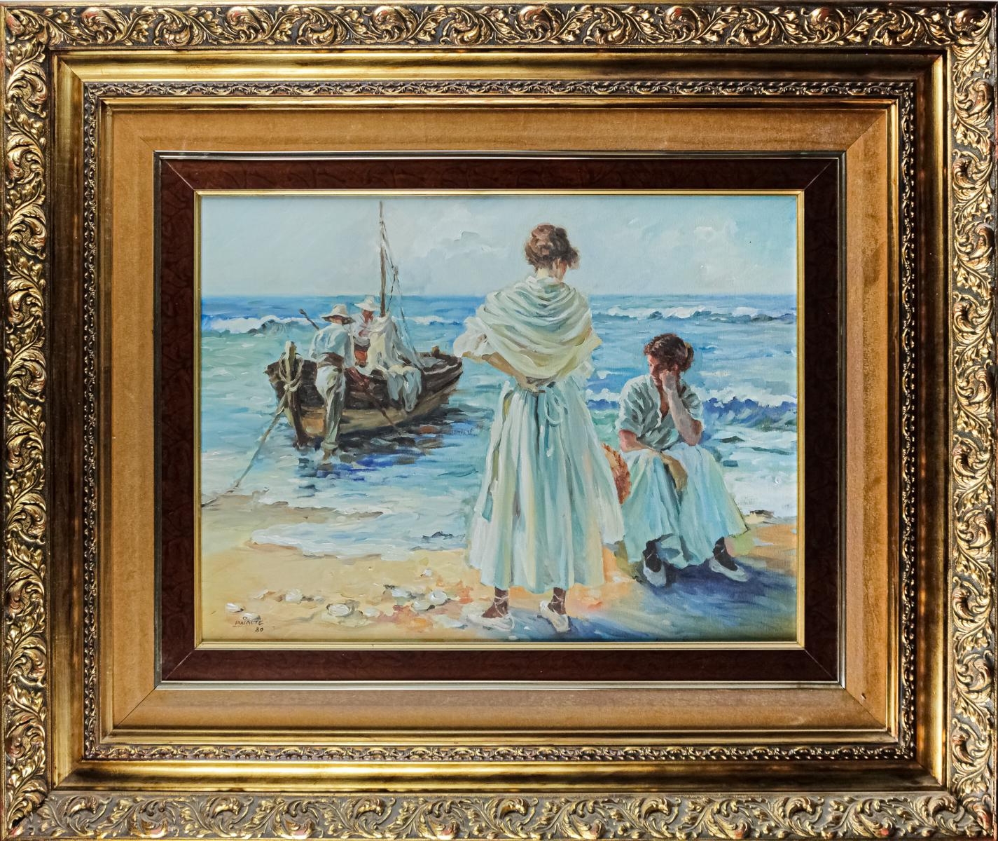 Gustavo Antonio Pujalte | Recibiendo las barcas de pesca | MutualArt