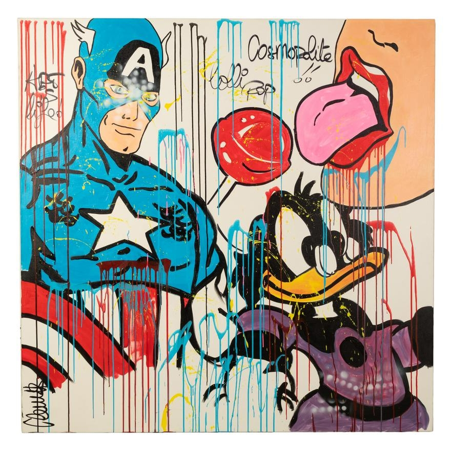 Clem$ | Modern graffiti pop art depicting singer Amy Winehouse inspired ...