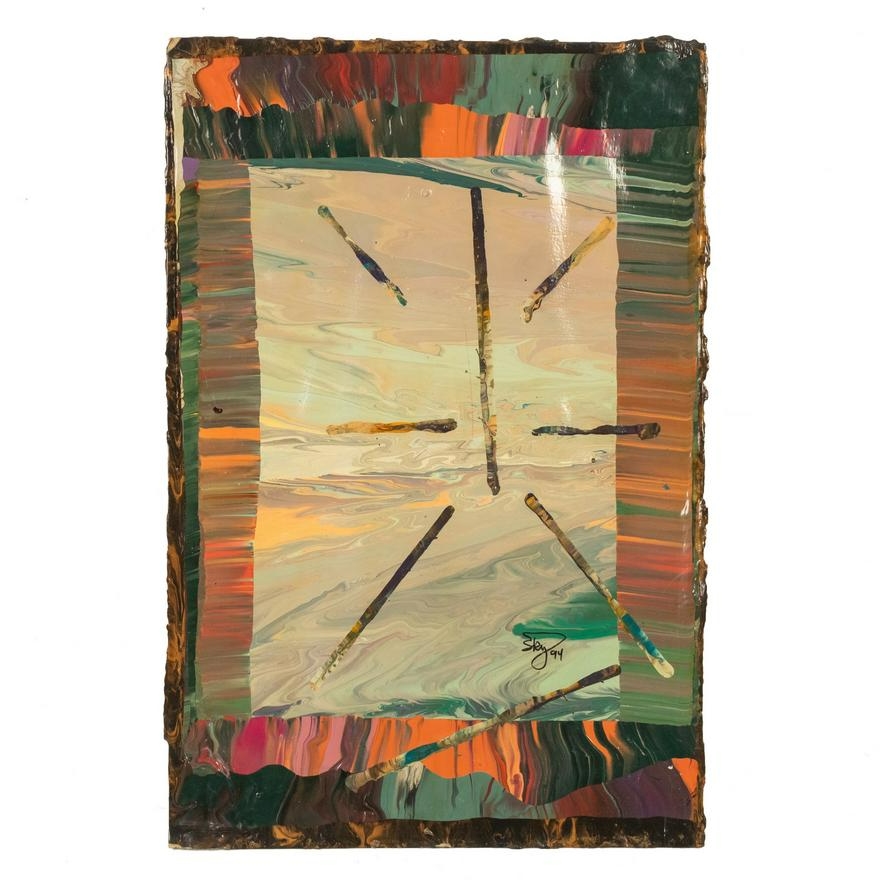 Sky Jones | Abstract image in a swirl of colors | MutualArt