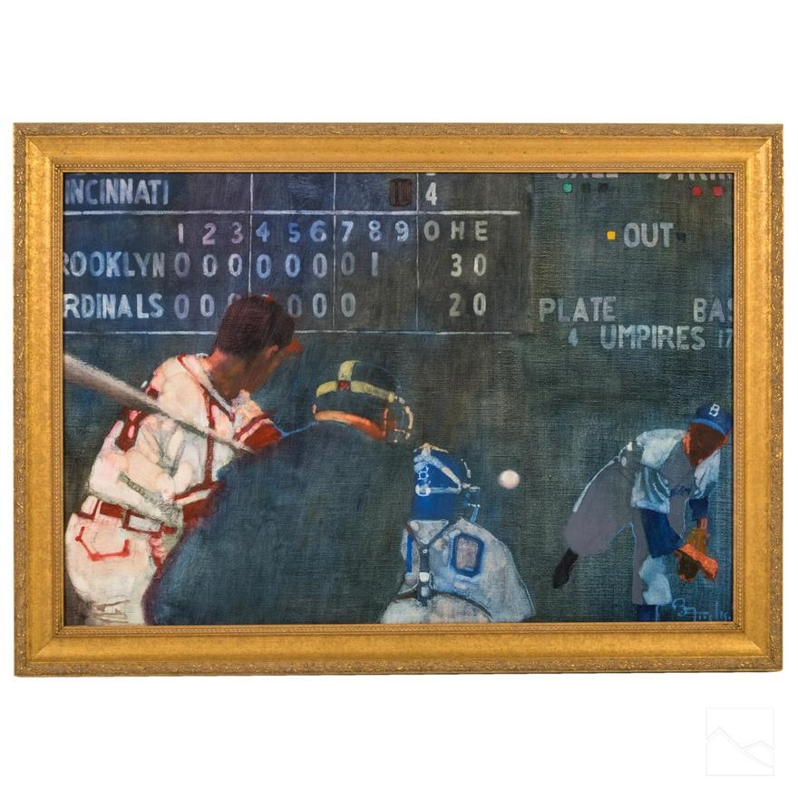 Bernie Fuchs | A sporting scene with a professional Major League ...