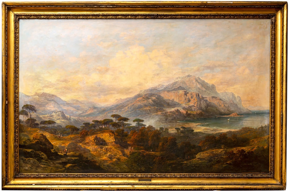 Alessandro Castelli | Veduta con montagna e golfo | MutualArt