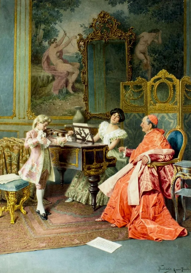 Francesco Ballesio | Parlor Scene | MutualArt