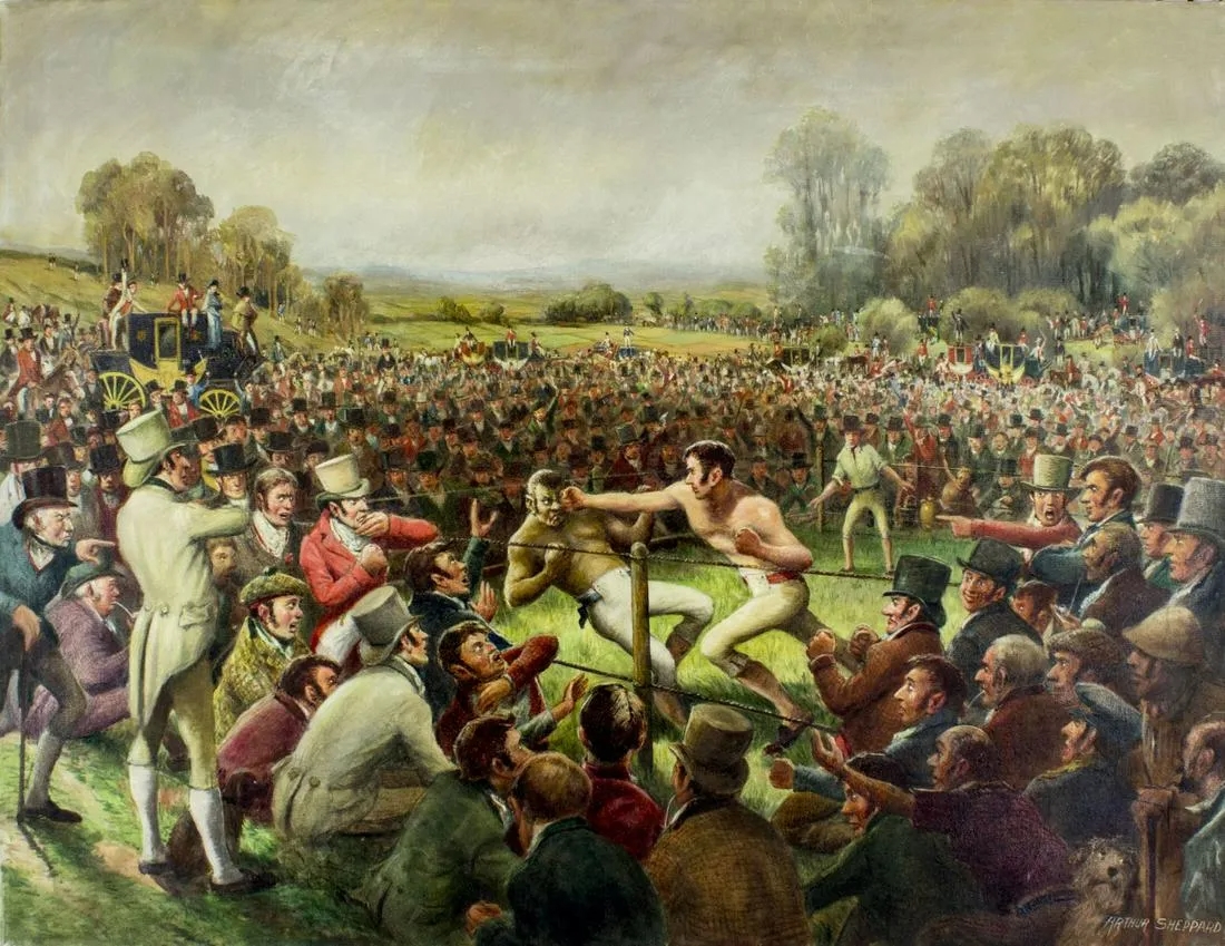 Arthur Sheppard | Boxing Fight - Tom Cribb vs Tom Molineaux (rematch ...