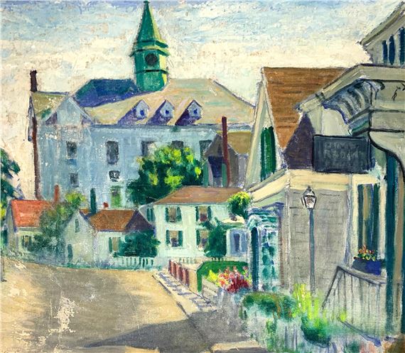 Ernest E. Perry | Town Hall From Bradford | MutualArt
