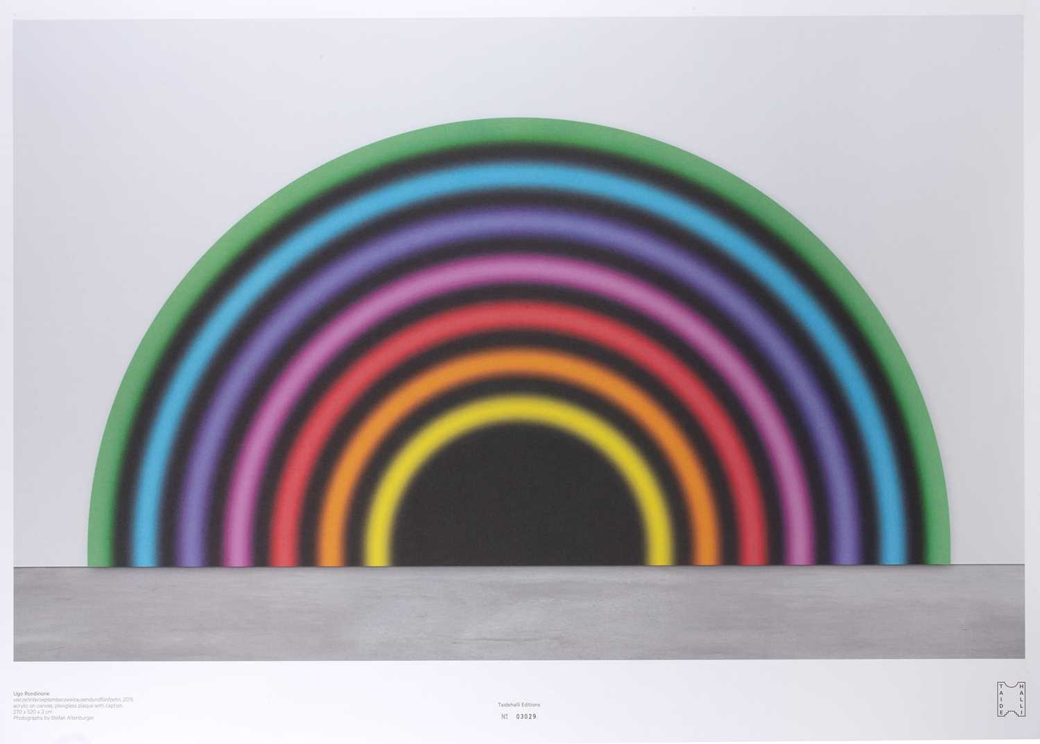 Ugo Rondinone | 'Rainbow poster 2015' (2015) | MutualArt