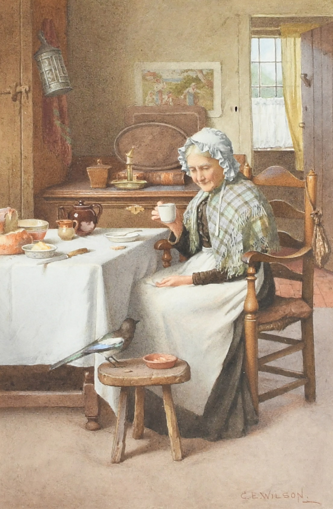 Charles Edward Wilson | The visitor | MutualArt