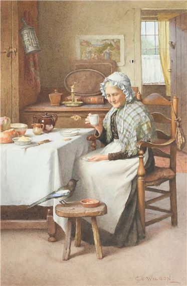 Charles Edward Wilson | The visitor | MutualArt