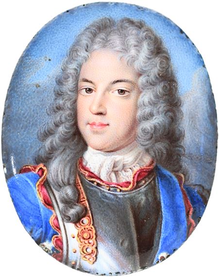 Alexis Simon Belle | Portrait miniature of James Francis Edward Stuart ...